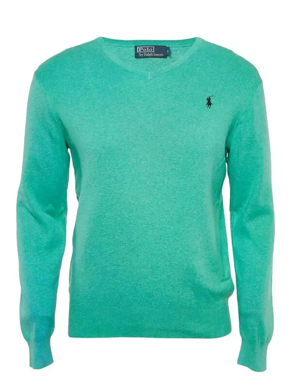 Polo Ralph Lauren Vintage V-neck Sweater - Green