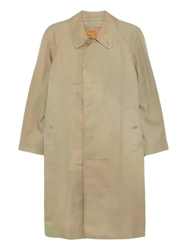 Burberry 1990s Pimlico Raglan-sleeve Trench Coat - Neutrals