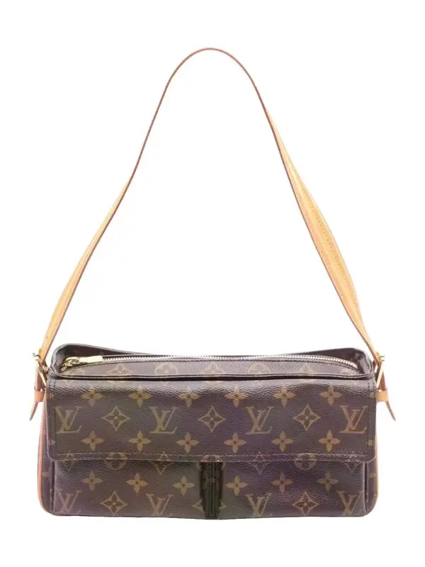 LOUIS VUITTON 2004 Vivacite Mm Monogram Shoulder Bag - Brown