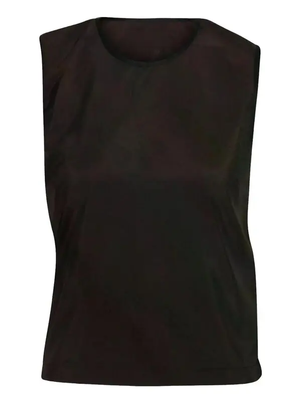 Prada Two-tone Sleeveless Top - Brown