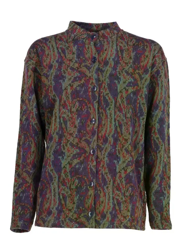 Missoni 1990 Abstract-print Cardigan - Purple