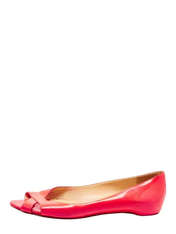 CHRISTIAN LOUBOUTIN Patent-leather Sandals - Red