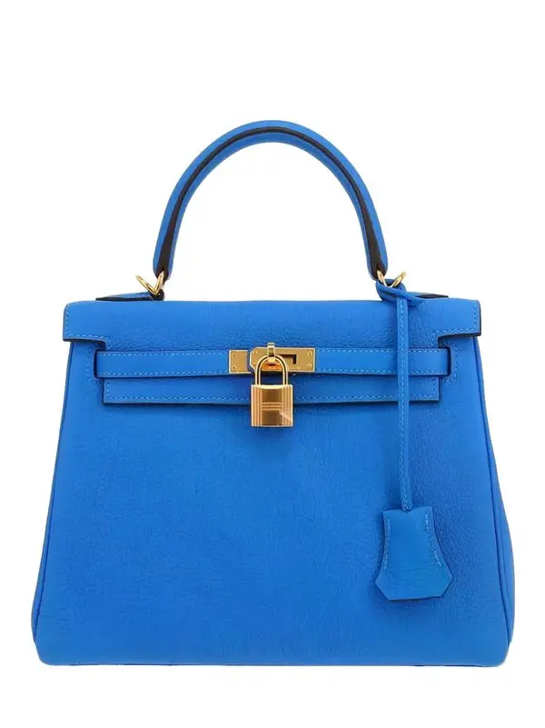 Hermès 2024 Kelly 25 Tote Bag - Blue