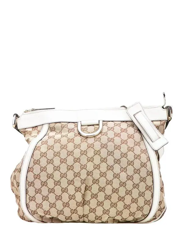 Gucci Gg Canvas Abbey D-ring Crossbody Bag - Brown