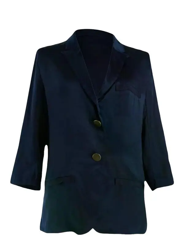 LANVIN Silk Blazer - Blue