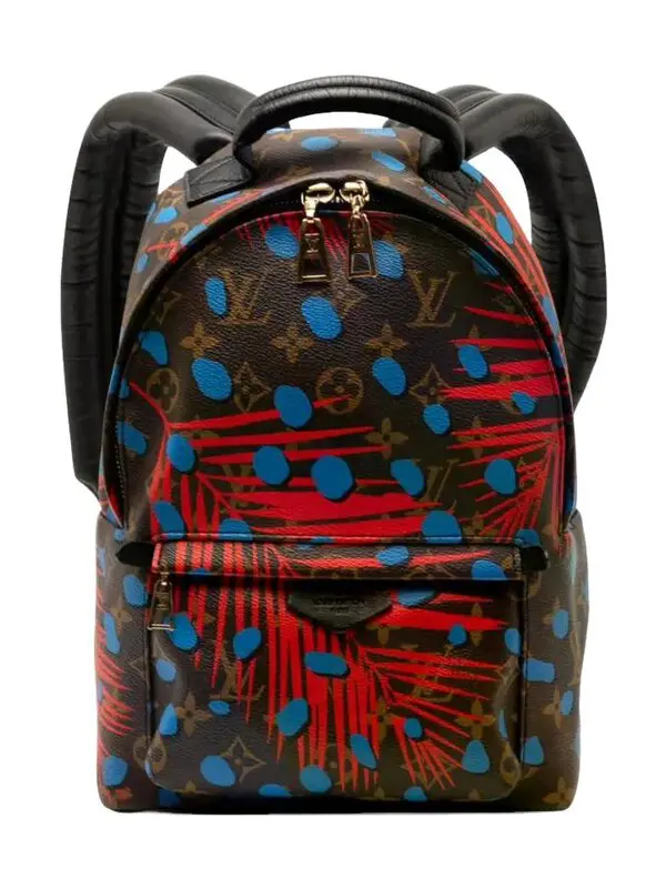 LOUIS VUITTON Monogram Jungle Dots Palm Springs Pm Backpack - Brown