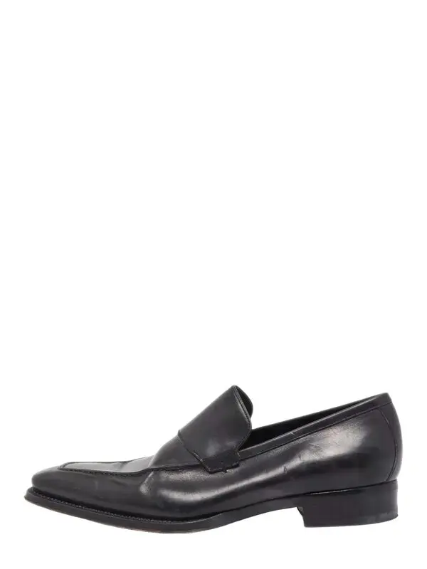 Gucci Leather Loafers - Black