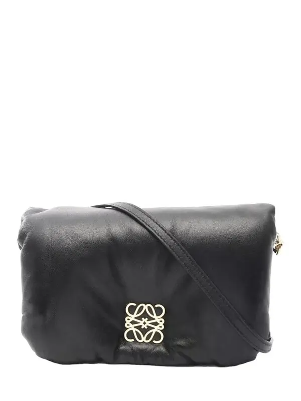 Loewe 2010s Mini Goya Puffer Shoulder Bag - Black