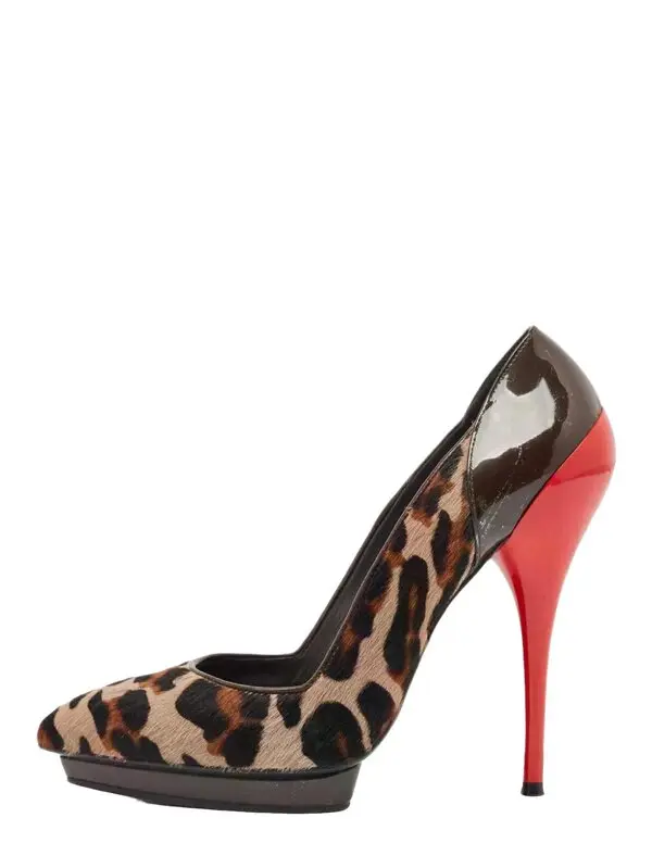 Versace 140mm Leopard-print Stiletto Pumps - Neutrals