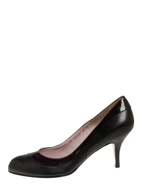 FERRAGAMO 90mm Leather Pumps - Brown