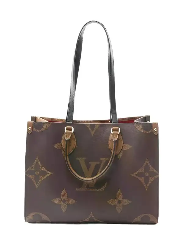 LOUIS VUITTON On-the-go Mm Monogram Reverse Tote Bag - Brown