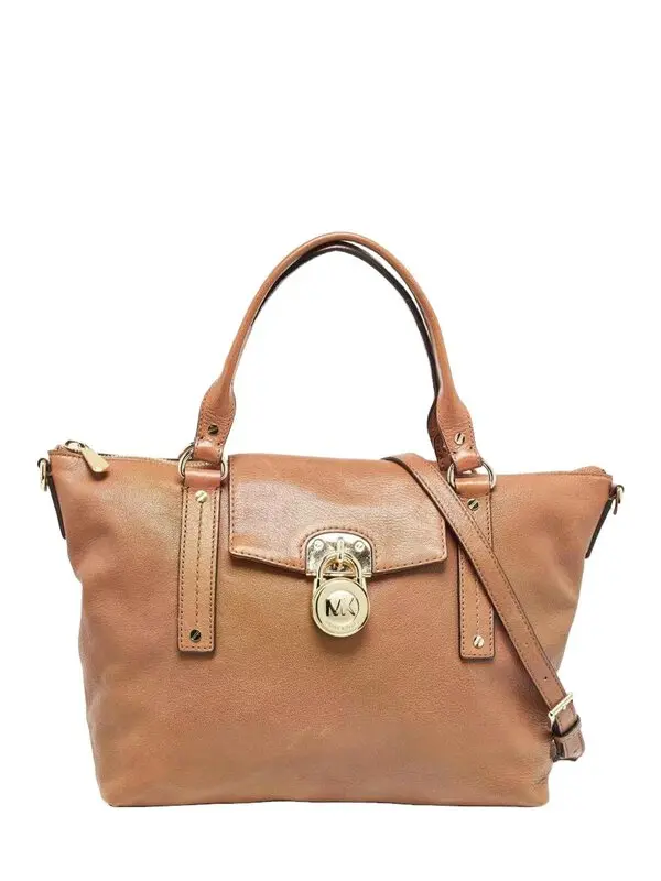 Michael Kors Leather Tote Bag - Brown