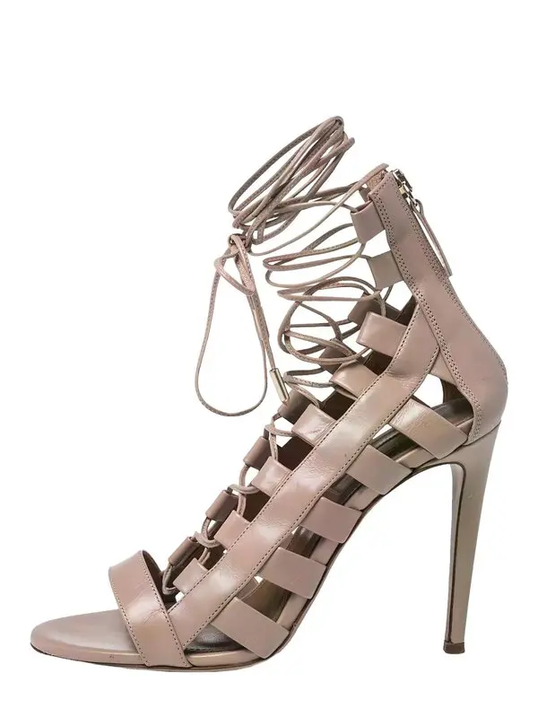 AQUAZZURA 105mm Strappy Sandals - Neutrals