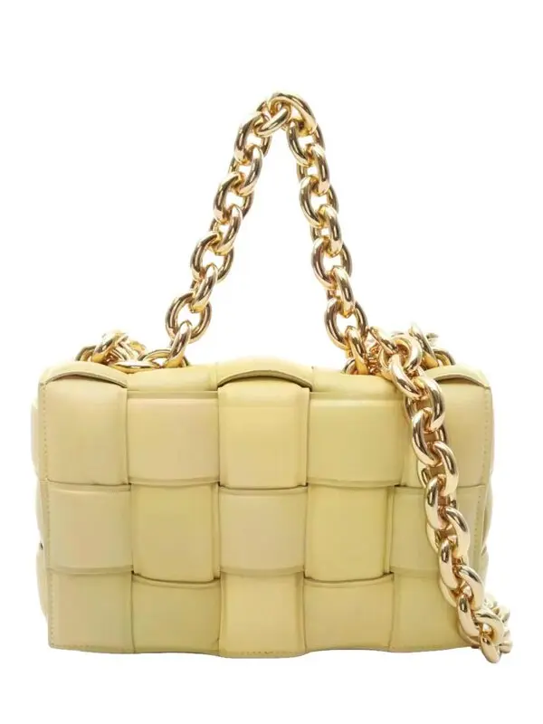 Bottega Veneta 2010s Chain Cassette Bag - Yellow