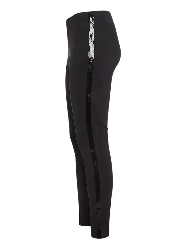 Roberto Cavalli Sequin-embellished Trousers - Black