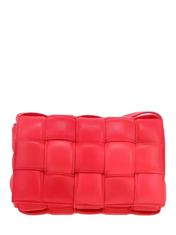 Bottega Veneta Cassette Shoulder Bag - Red