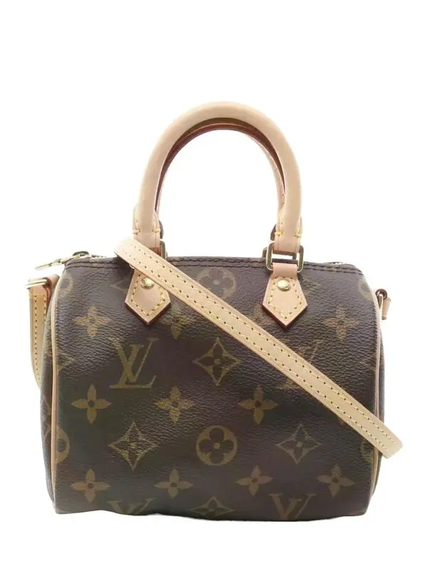 LOUIS VUITTON 2020 Nano Speedy Handbag - Brown