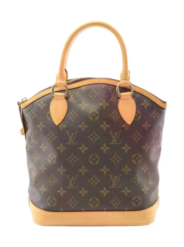 LOUIS VUITTON 2006 Lockit Monogram Handbag - Brown
