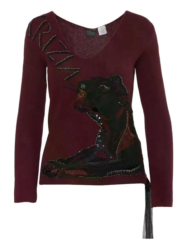 KRIZIA Cashmere Sweater - Red