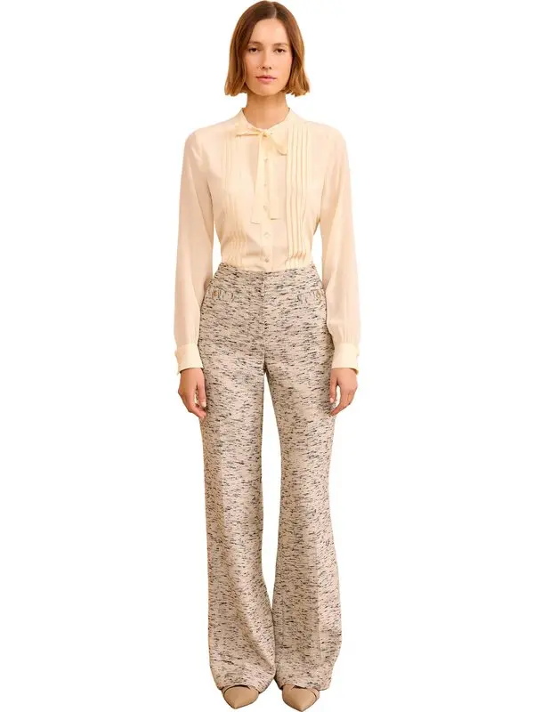 Ulla Johnson Blanca Straight-leg Pants - Flax