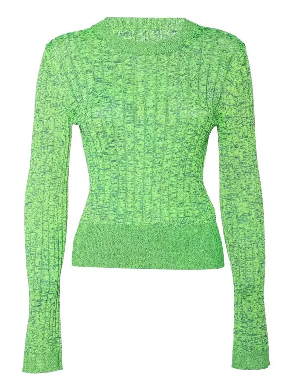 Maison Martin Margiela Marl-knit Sweater - Green