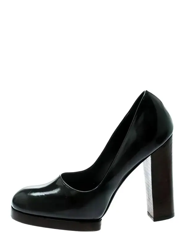 Gucci Leather Heeled Pumps - Black