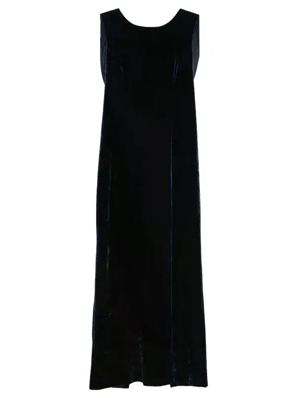 A.N.G.E.L.O. VINTAGE CULT 1990s Velvet Maxi Dress - Blue