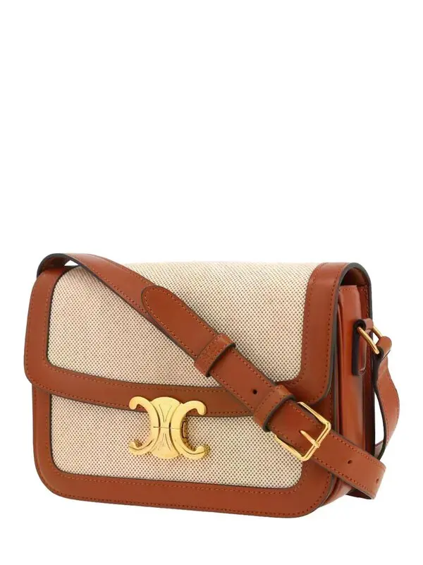Celine Triomphe Shoulder Bag - Brown