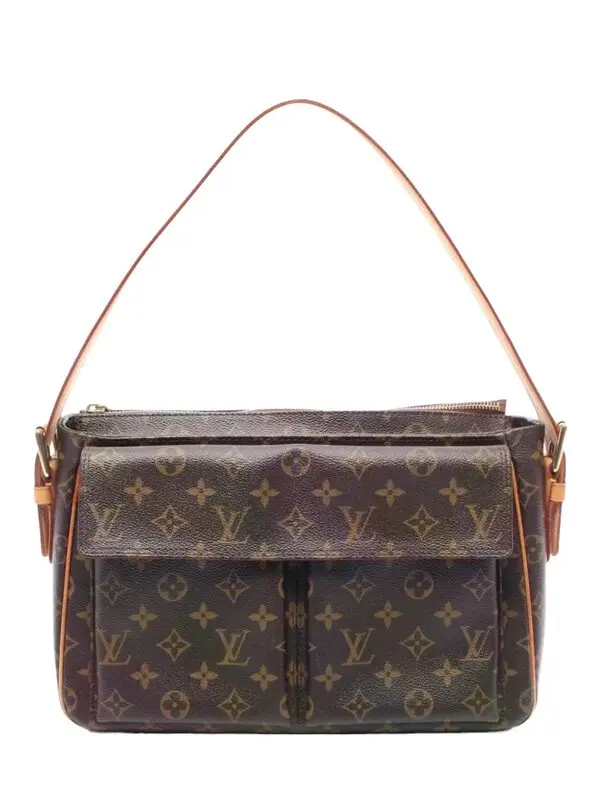 LOUIS VUITTON 2007 Vivacite Gm Monogram Canvas Shoulder Bag - Brown