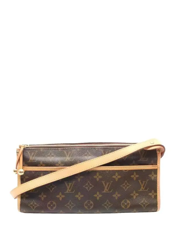 LOUIS VUITTON 2007 Popincourt Ron Shoulder Bag - Brown