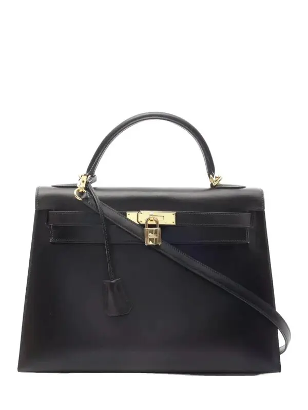 Hermès 2002 Kelly 32 Handbag - Black