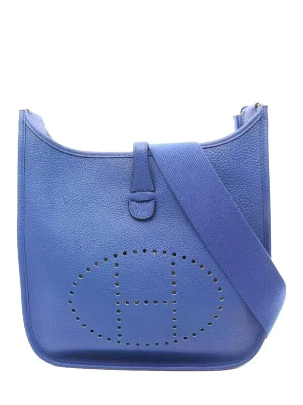 Hermès 2022 Evelyn Troyes Pm Shoulder Bag - Blue
