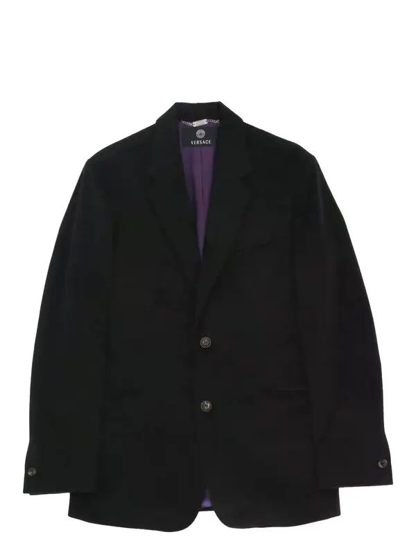 Versace 1990s Cashmere Blazer - Black