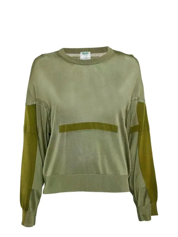 Kenzo Drop-shoulder Sweatshirt - Green