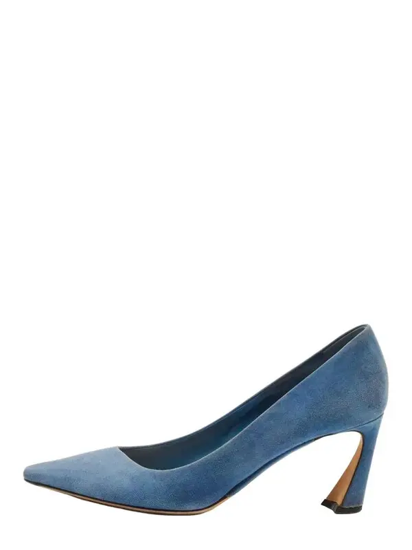 Dior Pointed-toe Suede Pumps - Blue