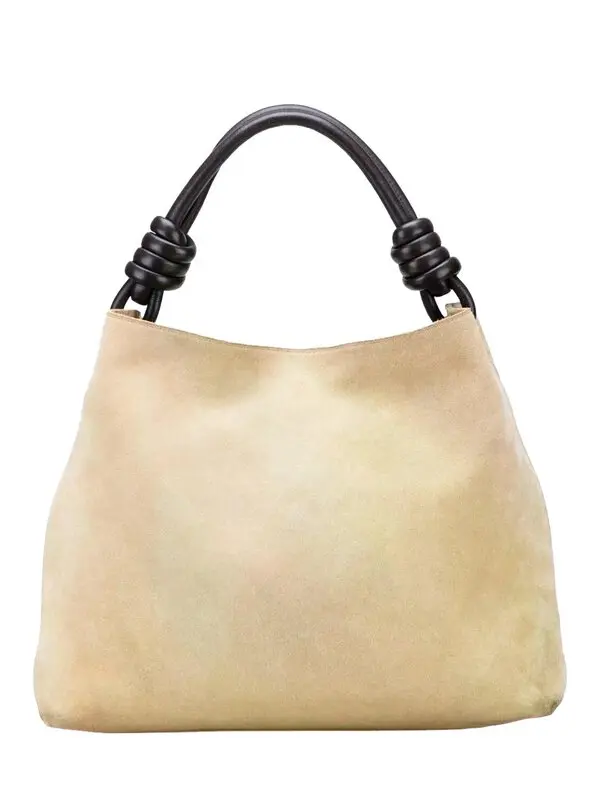 Loewe Small Flamenco Knot Hobo Bag - Brown