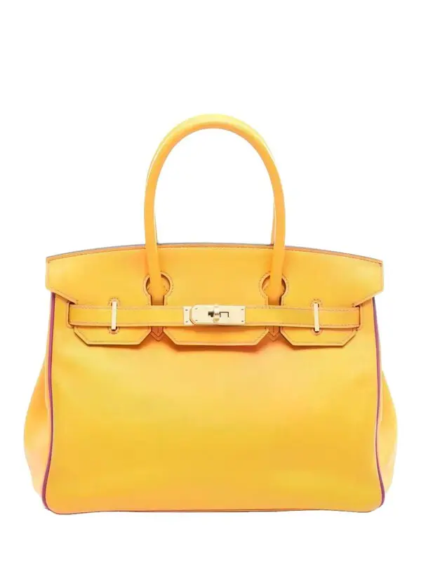 Hermès Birkin 30 Verso Handbag - Orange
