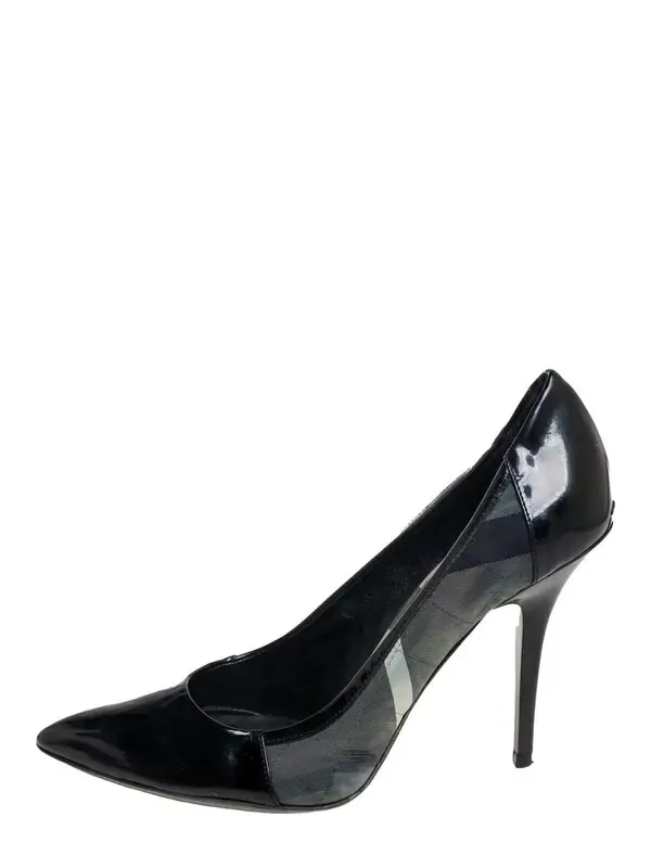 Burberry 110mm Leather Pumps - Black