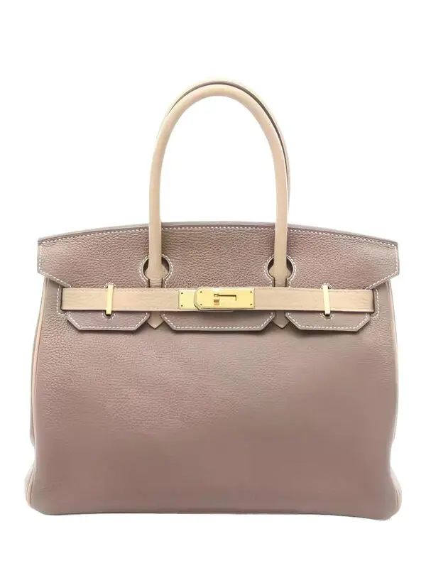 Hermès 2017 Birkin 30 Leather Tote Bag - Brown