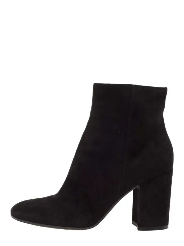 GIANVITO ROSSI 85mm Suede Boots - Black