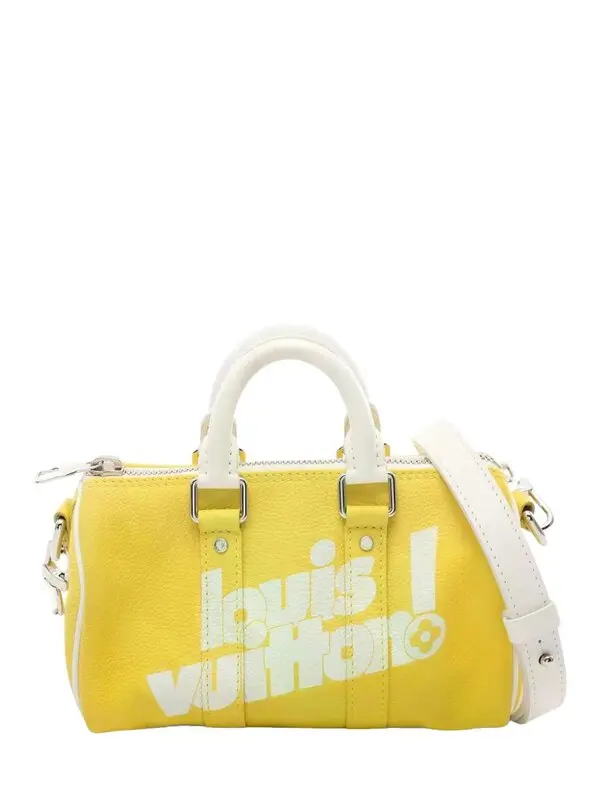 LOUIS VUITTON 2021 Keepall Xs Handbag - Yellow