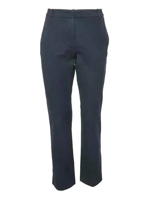 JOSEPH Gabardine Straight-leg Trousers - Blue