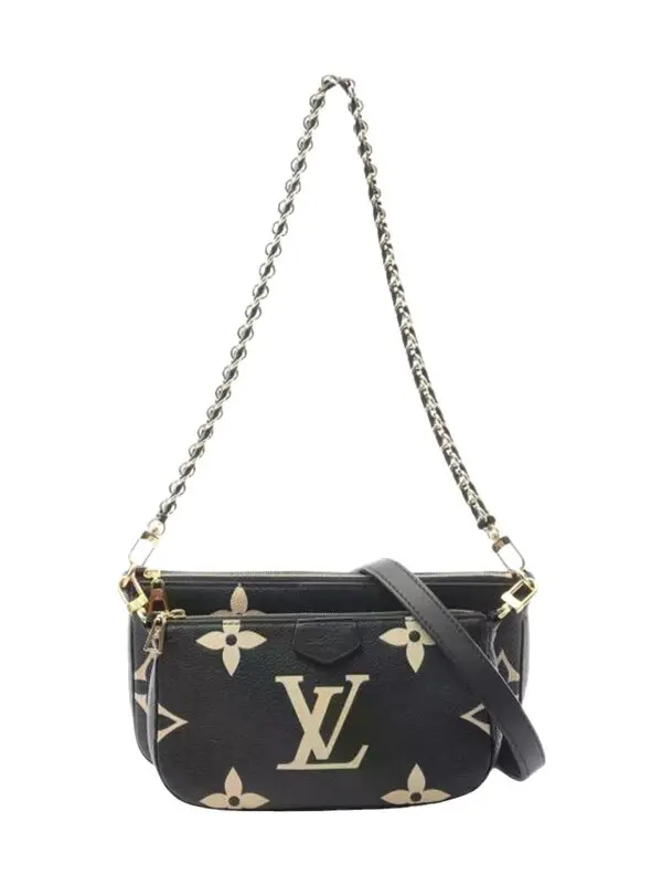 LOUIS VUITTON Empreinte Monogram Shoulder Bag - Black