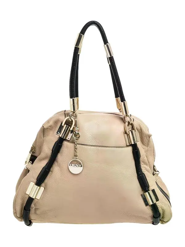 Dkny Vintage Leather Tote Bag - Neutrals