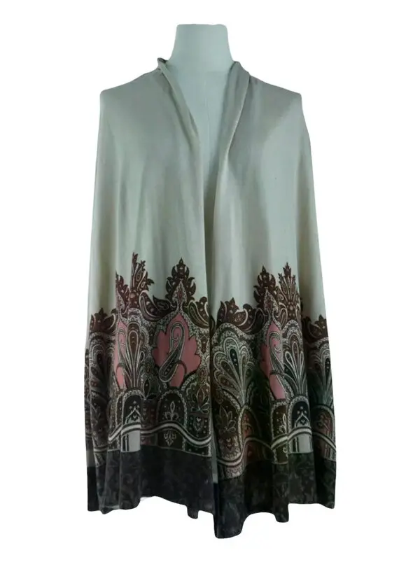 Etro Vintage Printed Cardigan - Neutrals