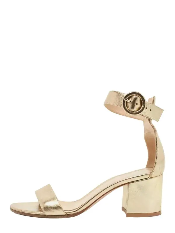 GIANVITO ROSSI 55mm Portofino Sandals - Gold