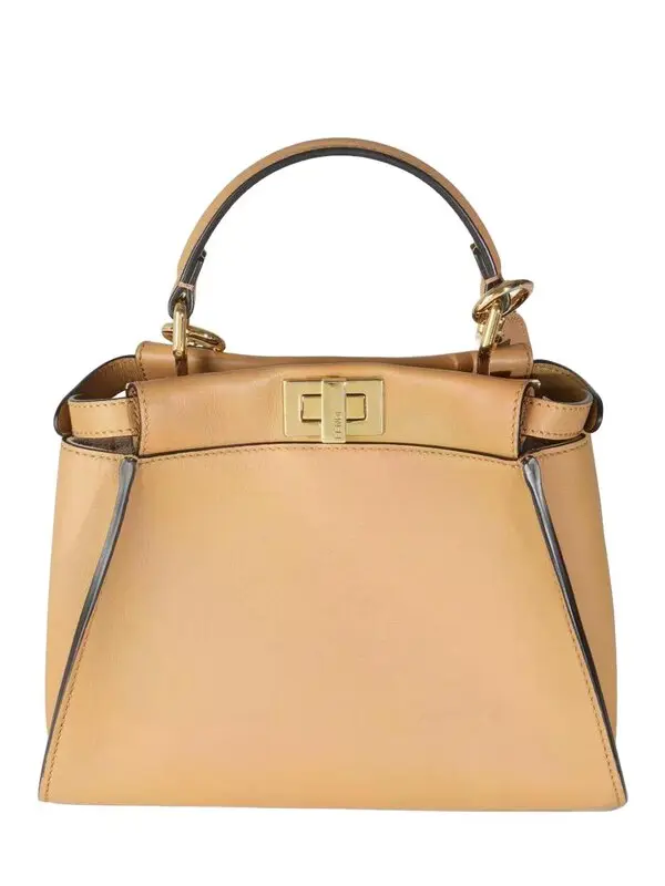 Fendi Peekaboo Shoulder Bag - Neutrals