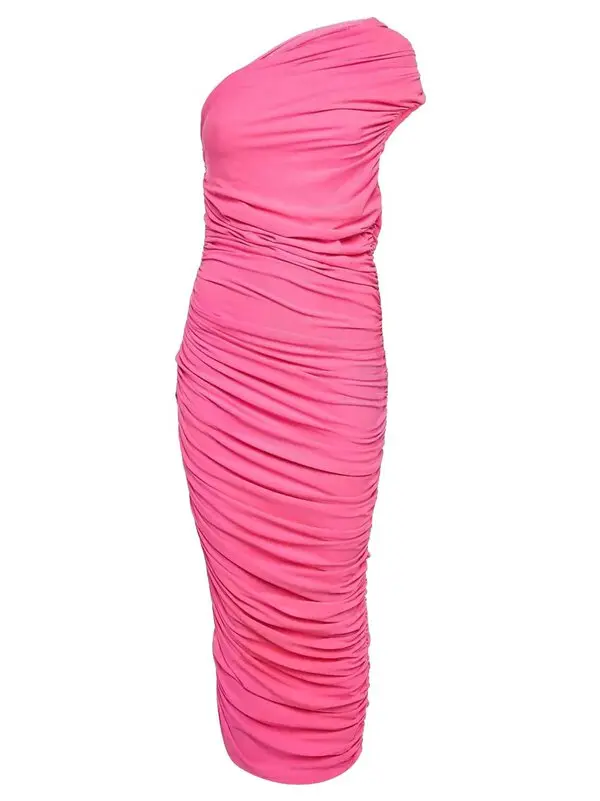 Solace London Amaya Midi Dress - Pink