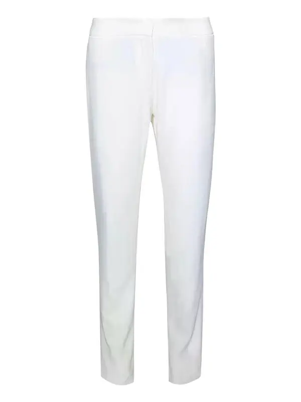 Alexander McQueen Silk Trousers - White