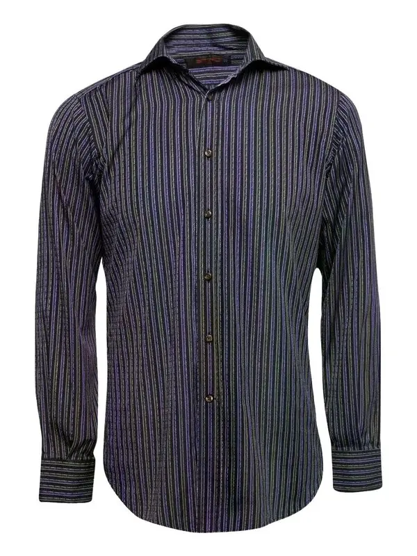 Etro Striped Shirt - Purple